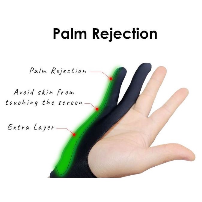 Palm Rejection Glove for Digital Artists and More (1 Pc) | Shopee Malaysia