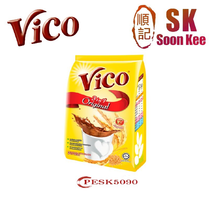 Vico 3 in 1 Original (32g x 18sac) | Shopee Malaysia