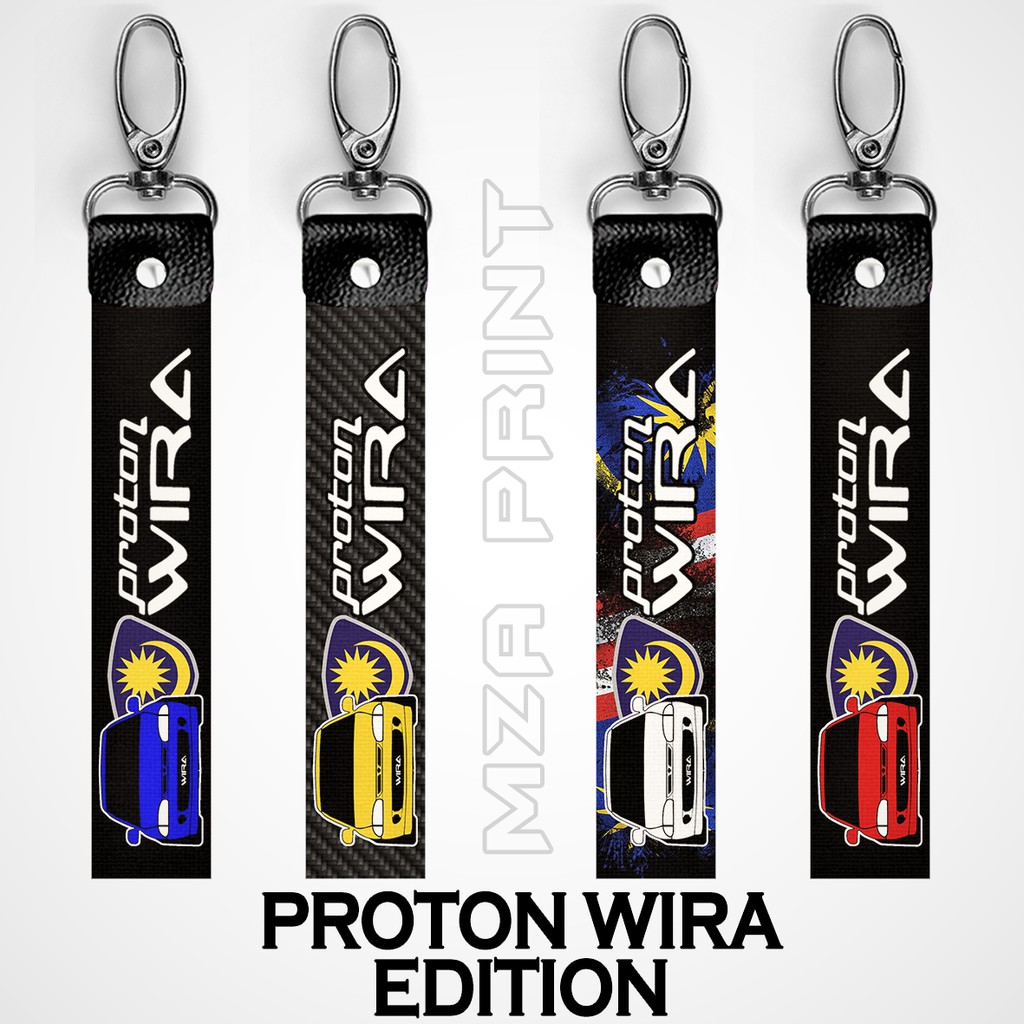 Proton Wira EDITION |CUSTOM Design Lanyard Keychain| CLUB WIRA | Boleh ...