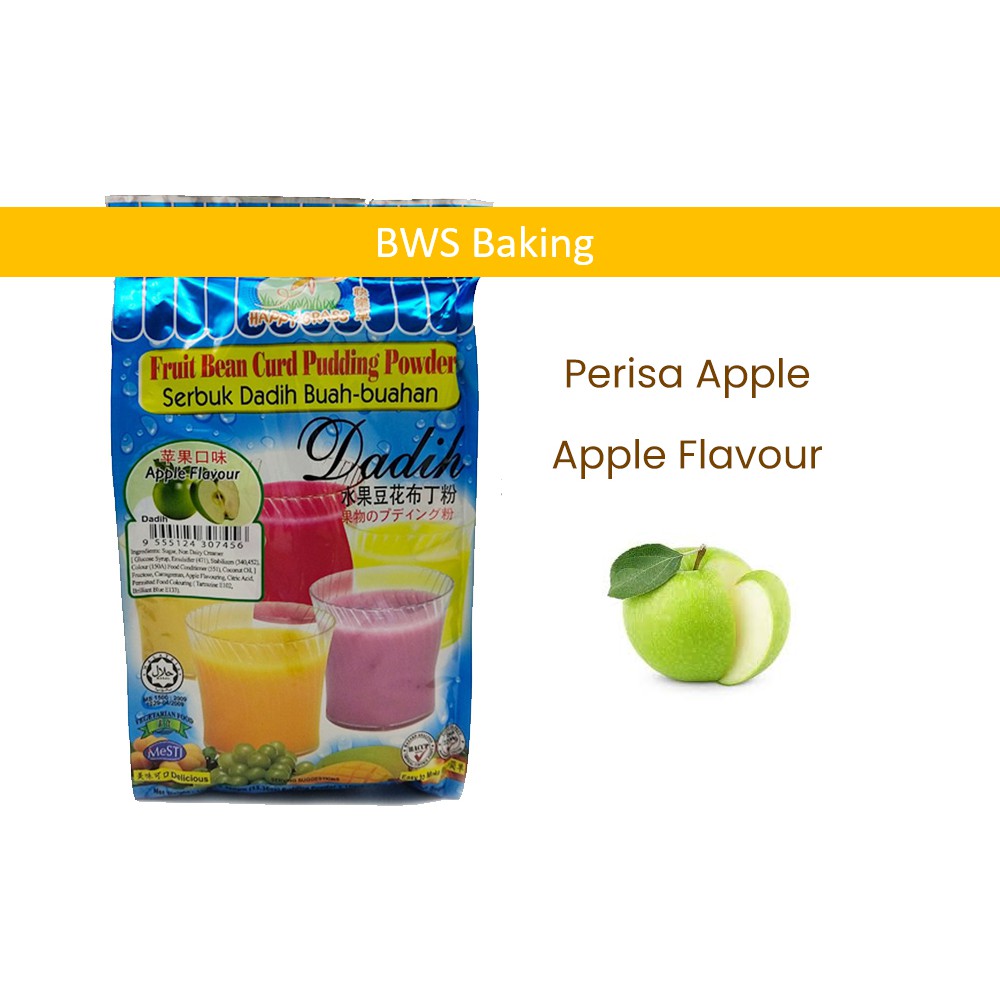 Happy Grass Fruit Bean Curd Pudding Powder / Serbuk Dadih (Apple ...