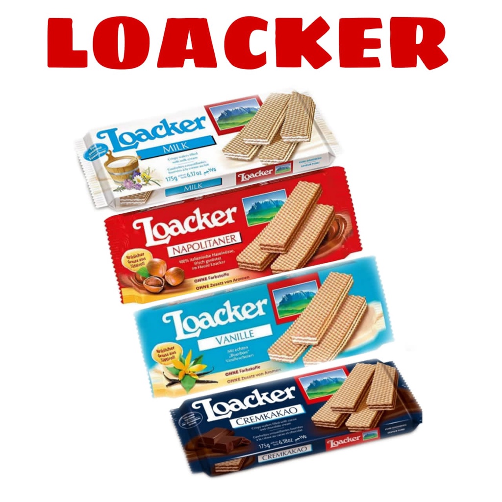 Loacker Crispy Wafer 175g ( Coklat Langkawi ) | Shopee Malaysia