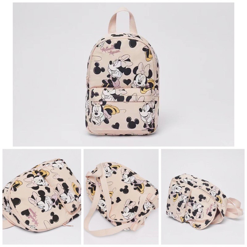 Original!! Zara kids - disney minnie mouse backpack/Girls backpack ...