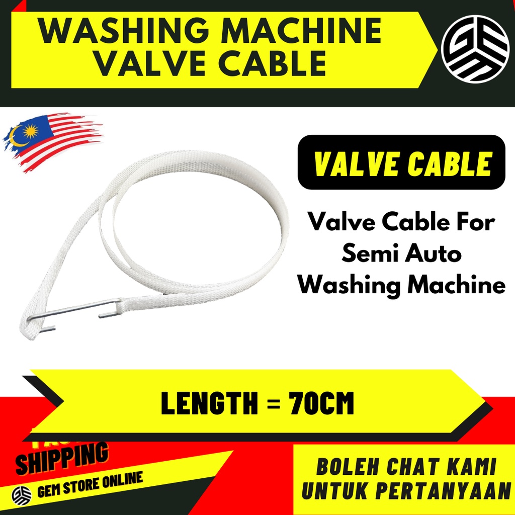 Universal Washing Machine Semi Auto Valve Cable / Tali Kabel Penarik ...
