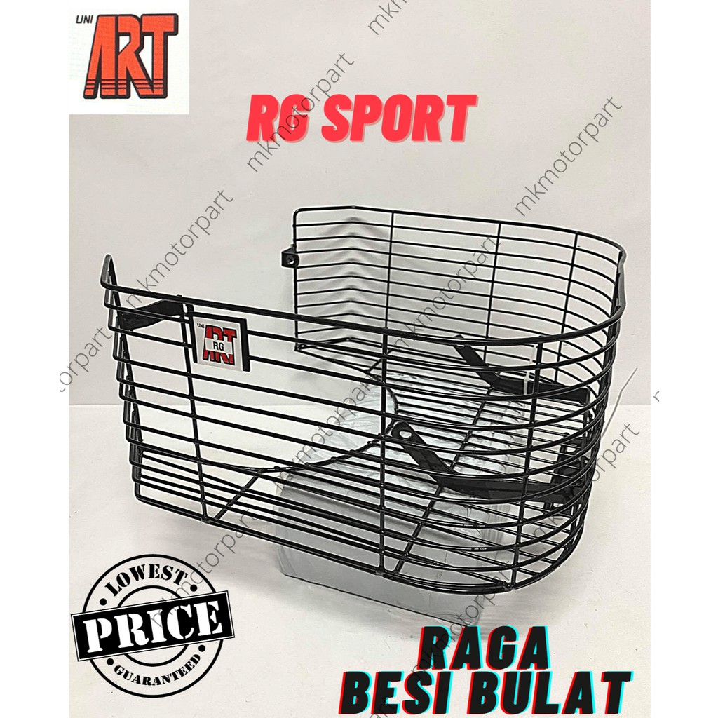 Bakul Raga BESI BULAT / Iron Wire Basket Suzuki RG Sport / RG110 / RGV 120 | Shopee Malaysia