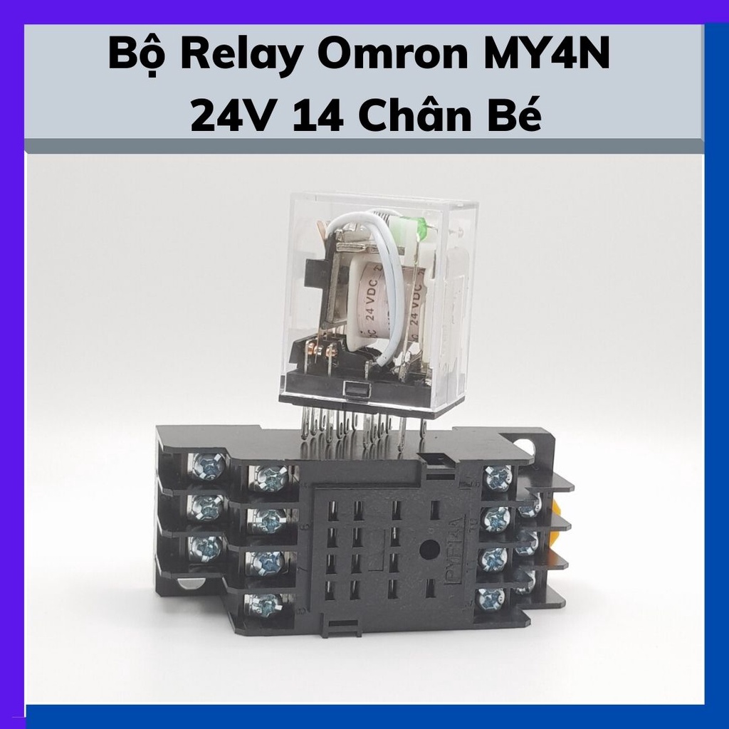 Relay 24V 14 Pins, Intermediate Relay 24V, omron, MY4N DC24V, Relay 24V ...