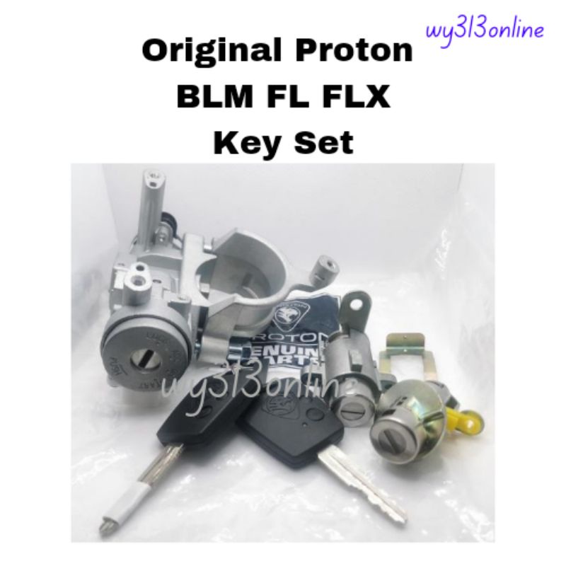 Original New Proton Saga BLM FL FLX #Key Set kunci Kereta Pintu # ...
