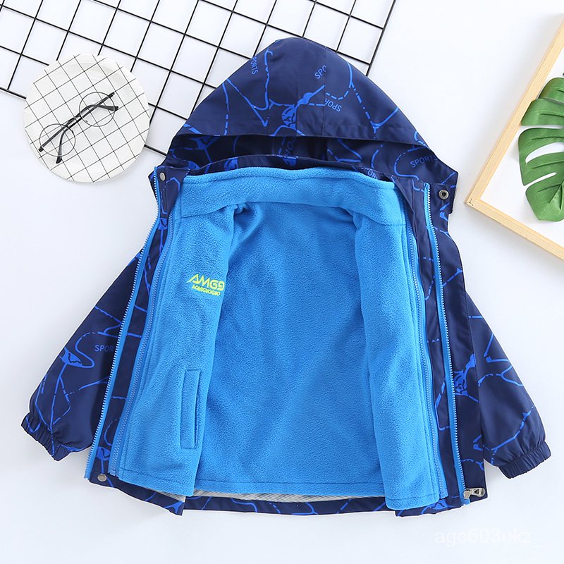 babyBudak Lelaki Kanak Kot Luar Jaket Kanak-Kanak Plus Musim Bunga ...