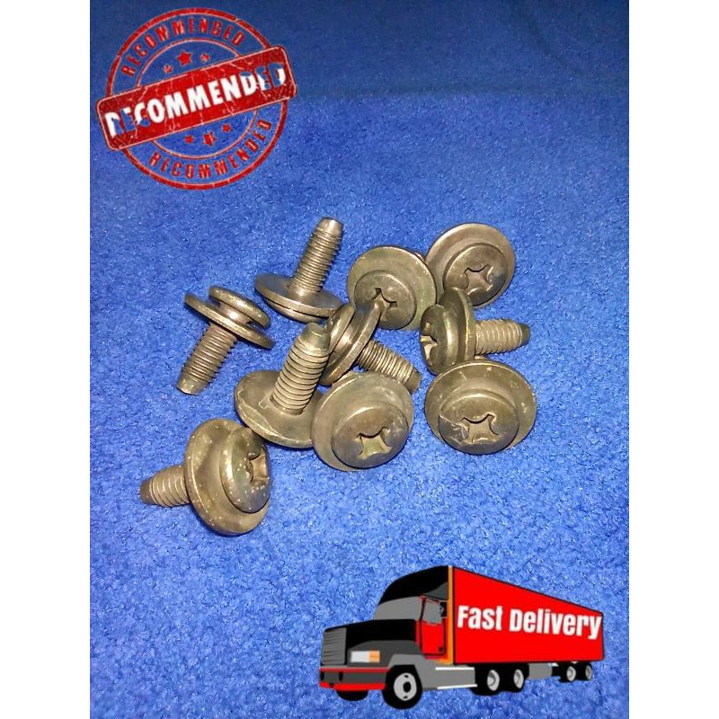 skru screw bunga saiz 10 washer | Shopee Malaysia