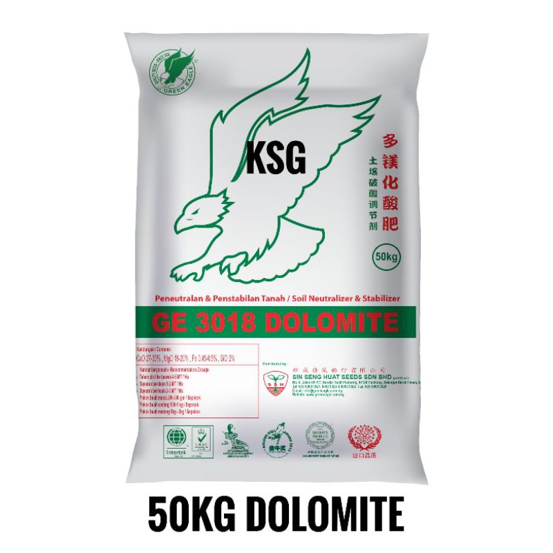 BAJA DOLOMITE 50KG | DOLOMITE ORIGINAL | KAPUR PERTANIAN | BAJA SAYURAN ...