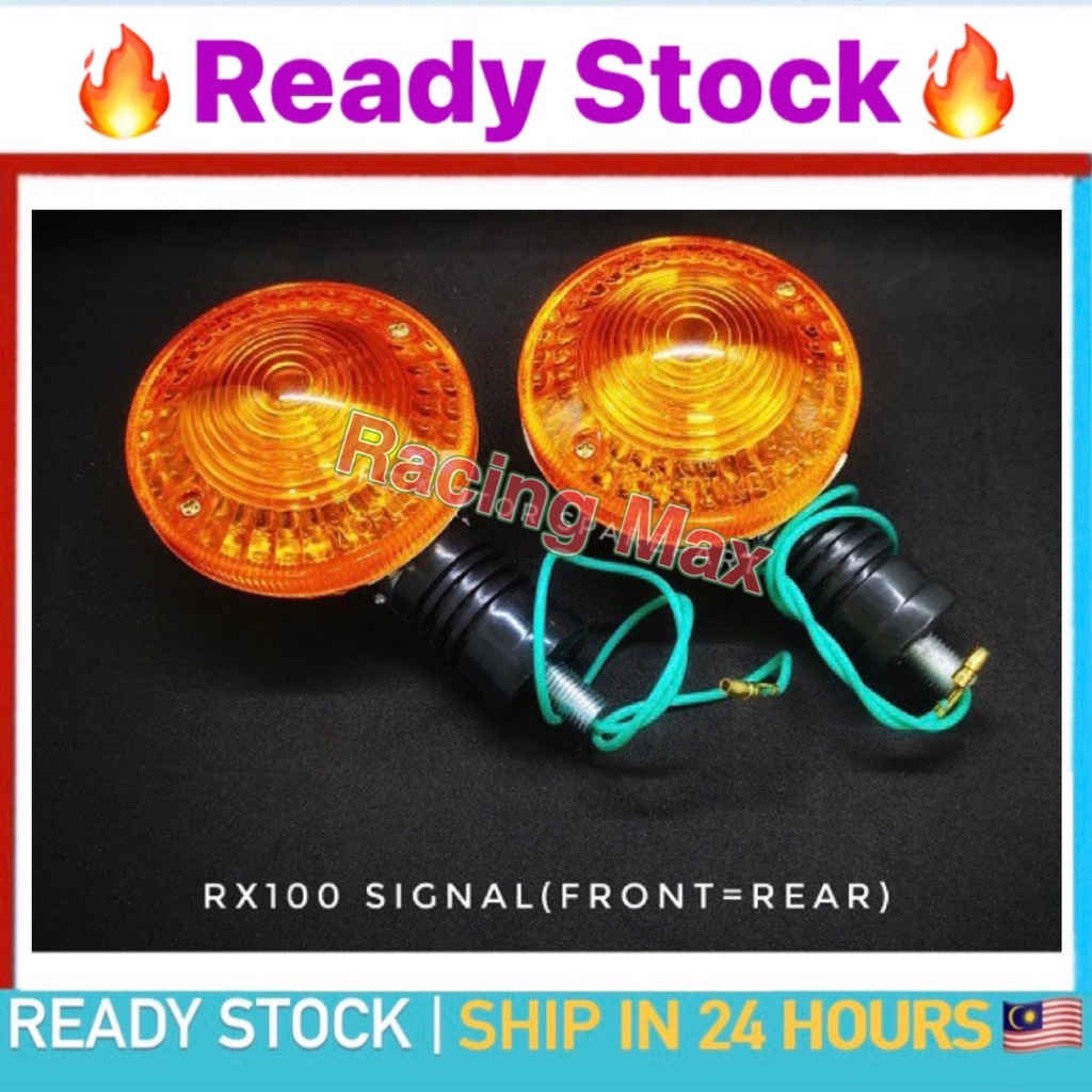 YAMAHA RX100 RX 100 SIGNAL LAMPU SIGNAL ( FRONT DEPAN = REAR BELAKANG ...