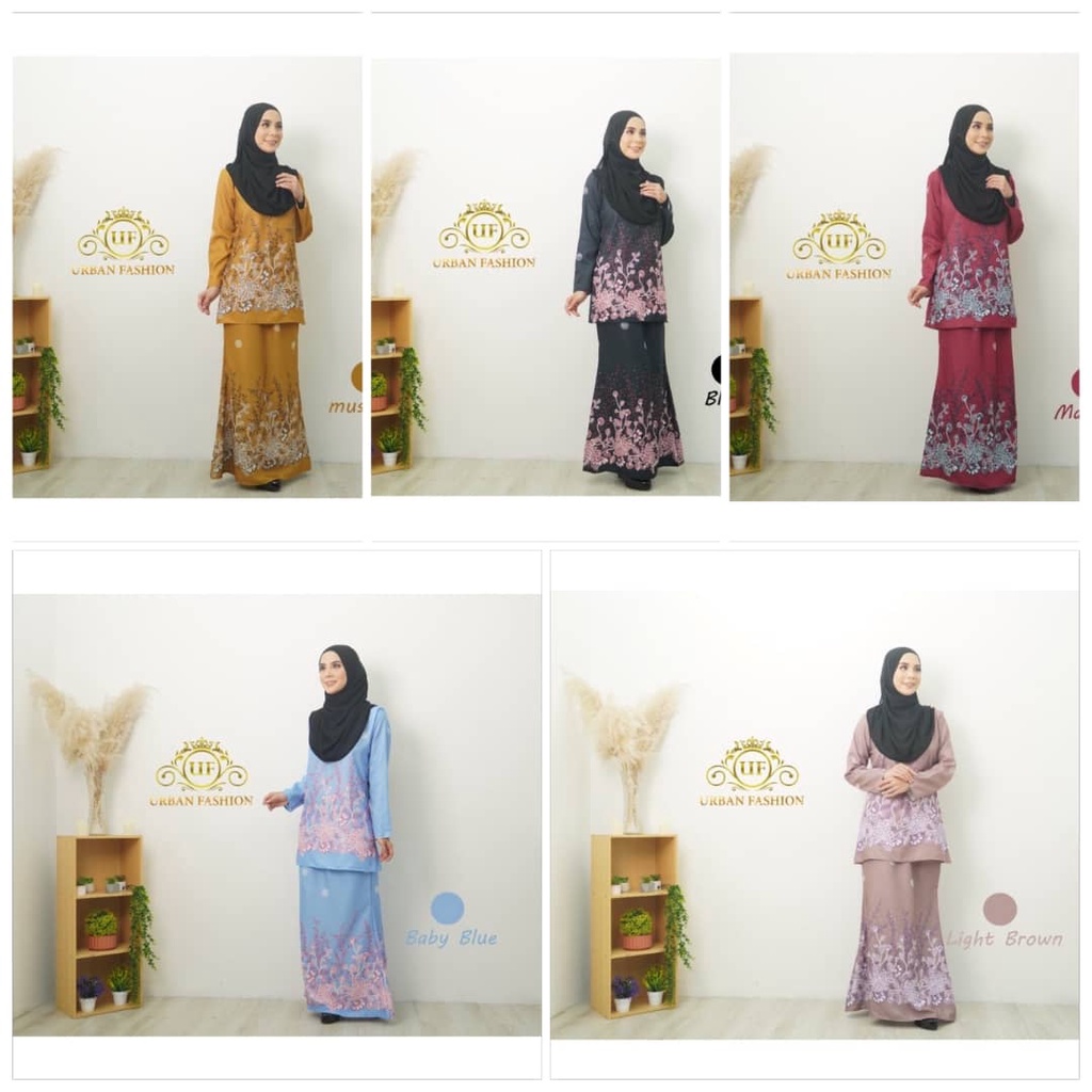 🌹baju Kurung Moden 30 Bella 2022 🌹 Ironless By Nora Fashion Baju Kurung Moden Baju Raya 2022🌹