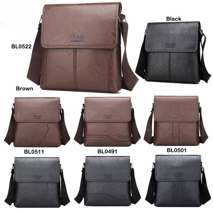 Beg Sandang Bahu Lelaki - Beg silang Kulit - Business Men's Cross ...