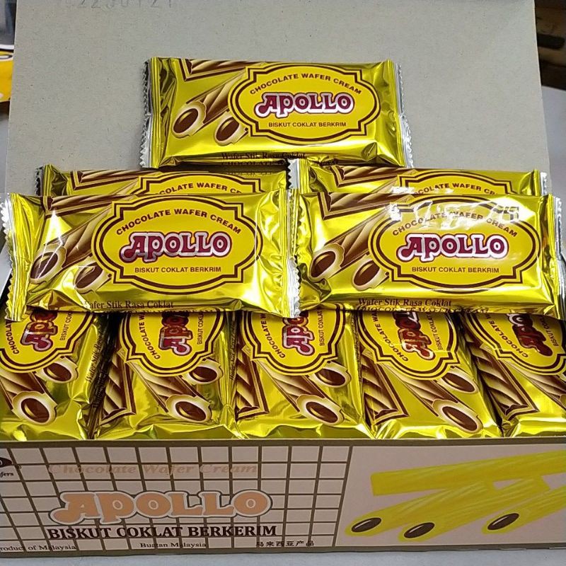 Apollo Chocolate Wafer Cream 30 pcs | Shopee Malaysia