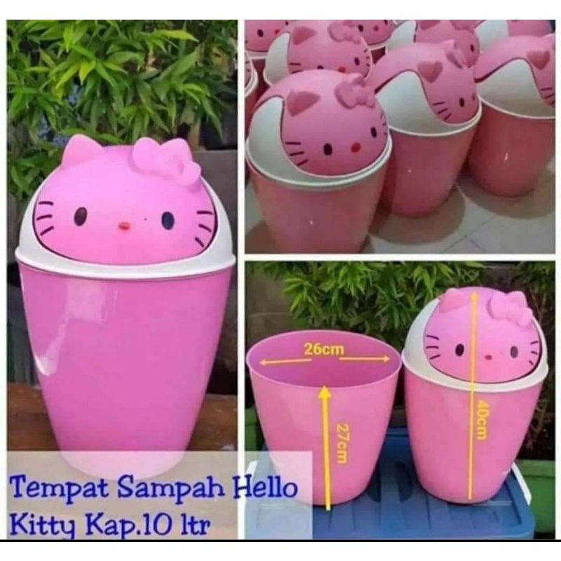 Hello kitty Trash Can | Shopee Malaysia