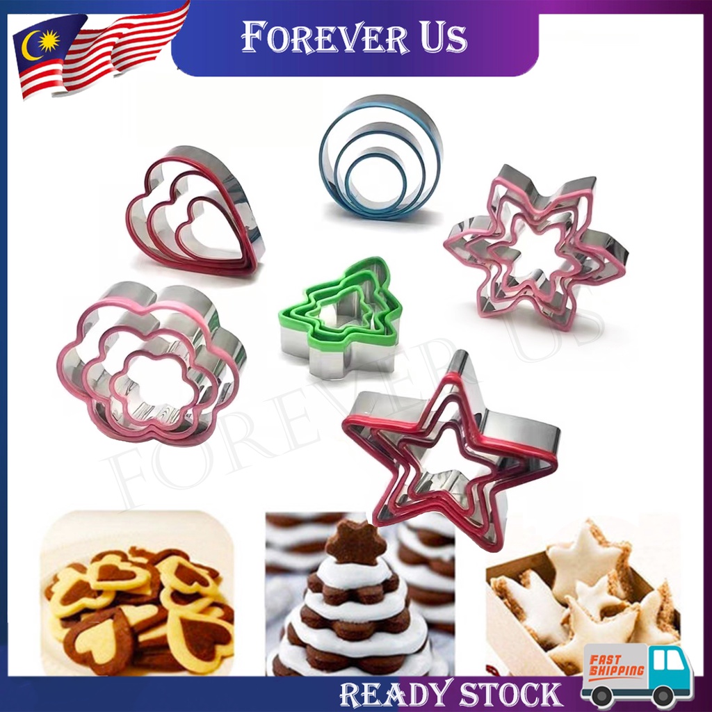 Various Stainless Steel Design Cookie Cutter Biscuit Cutter Christmas ...