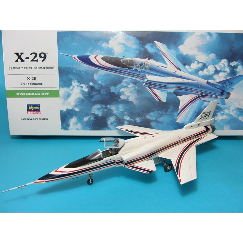 Grumman X-29A Brand Hasegawa 1/72 00243 US Experiment Aircraft Pilot Airforce model Special ...