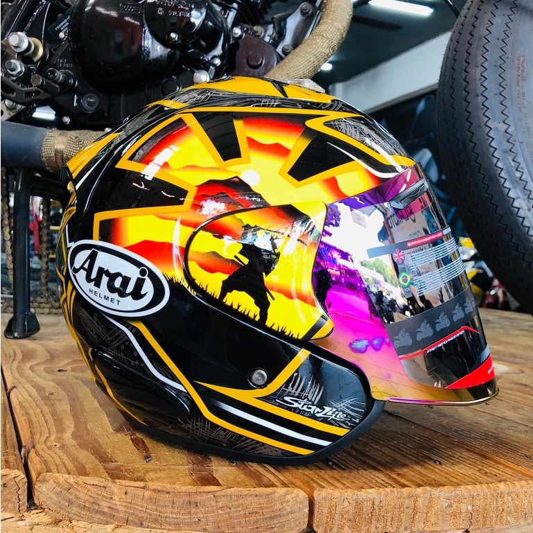 Arai Pedrosa Samurai Sticker Tanam Motogp Honda Repsol Dani Pedrosa ...