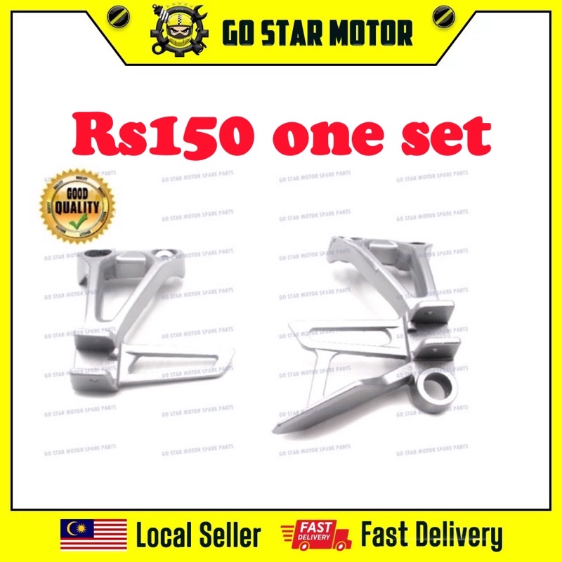 HONDA RS 150 RS150R Rs150 footrest REAR FOOT REST ASSY / REAR FOOTREST ...