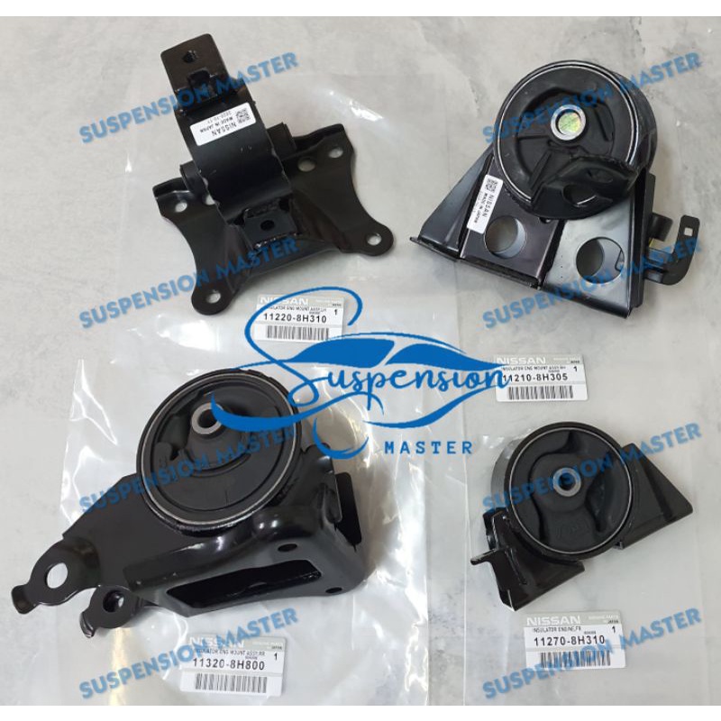 4 IN 1 SET - ENGINE MOUNTING SET - NISSAN X-TRAIL T30 2.0 L / 2.5L AUTO (2000-2007) | Shopee ...