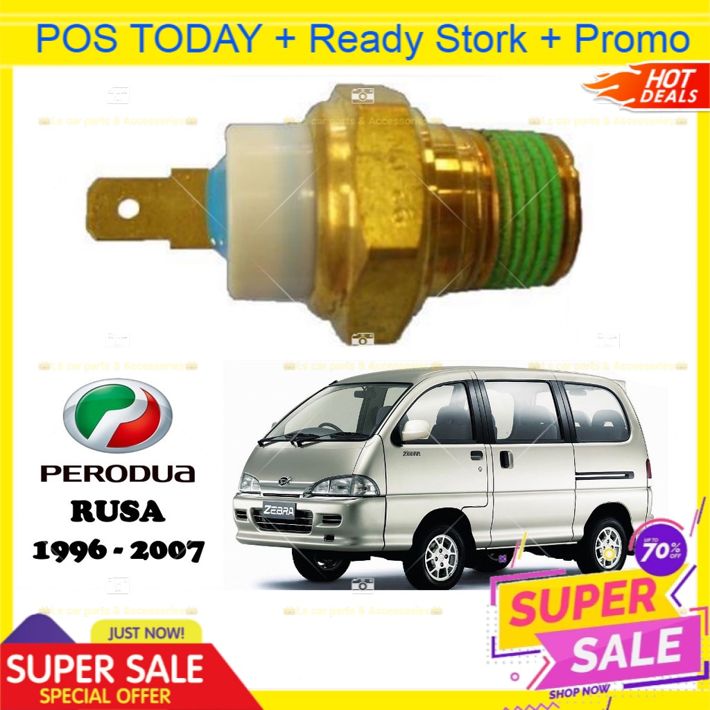 Perodua Rusa Fan / Thermo Cooling Temperature Switch - Thermo Radiator ...