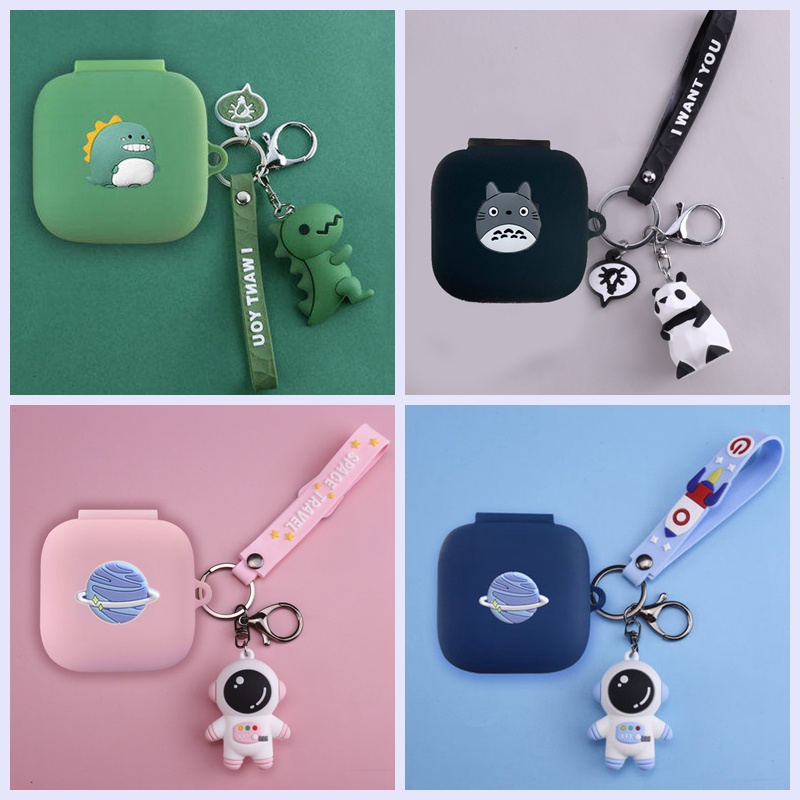 For Baseus WM01 case WM02 /WM02+ cute Cartoon with keychain Cases For ...