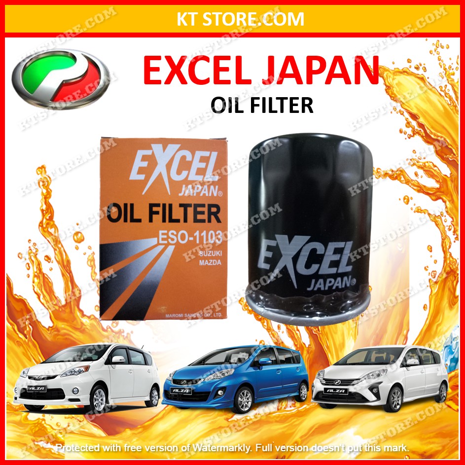 OIL FILTER PERODUA MYVI KANCIL KENARI KELISA ALZA VIVA RUSA KEMBARA ...