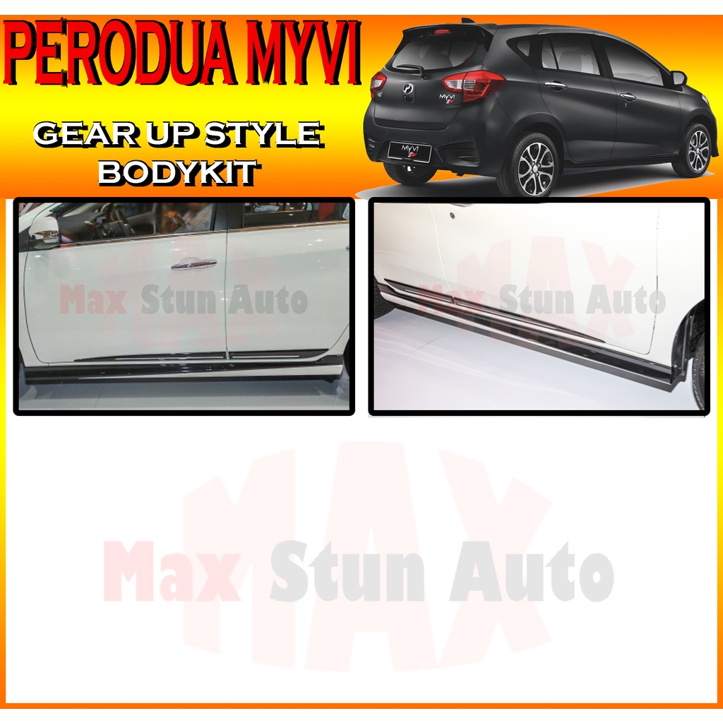 PERODUA MYVI GEN3 2018-2021GEAR UP STYLE FULLSET BODYKIT (GU) FRONT ...