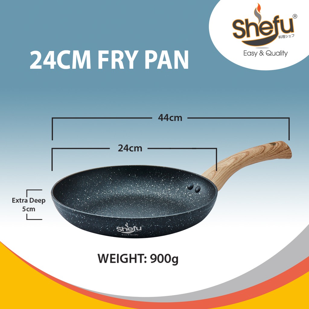 Shefu Energy Saving Fry Pan (24cm) | Shopee Malaysia