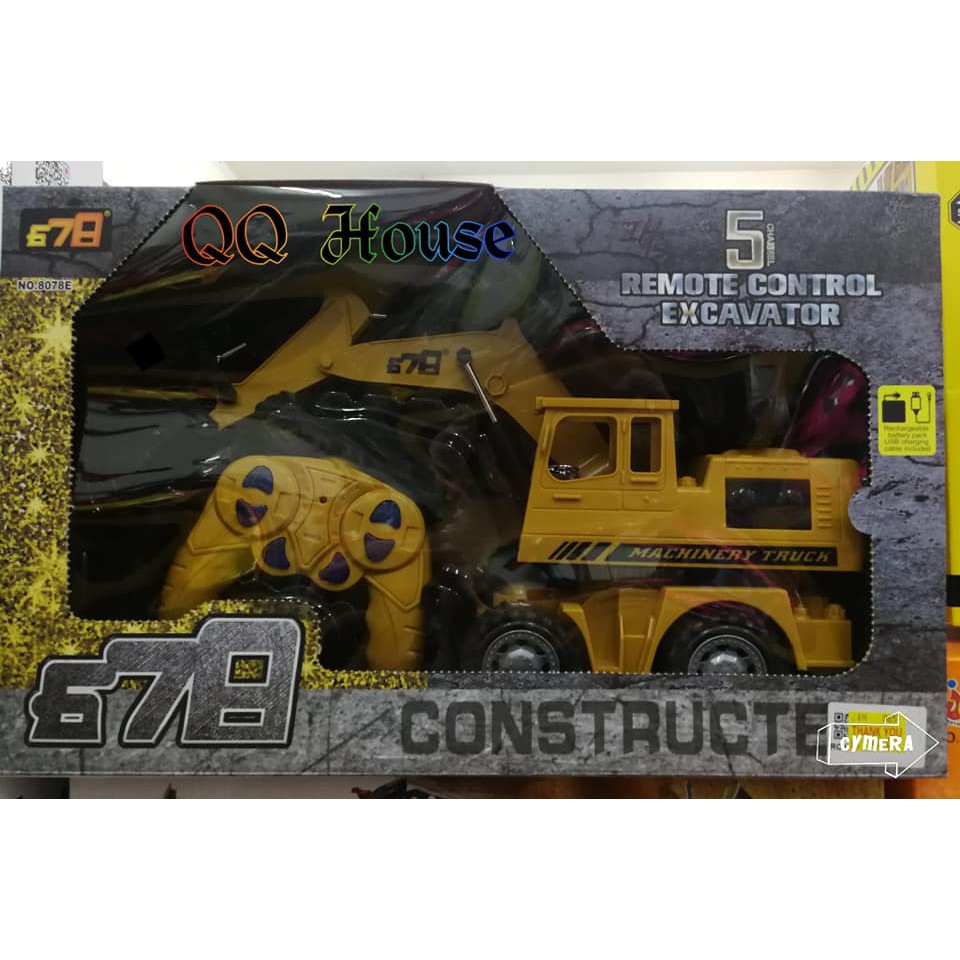 5 channel remote control excavator | Shopee Malaysia