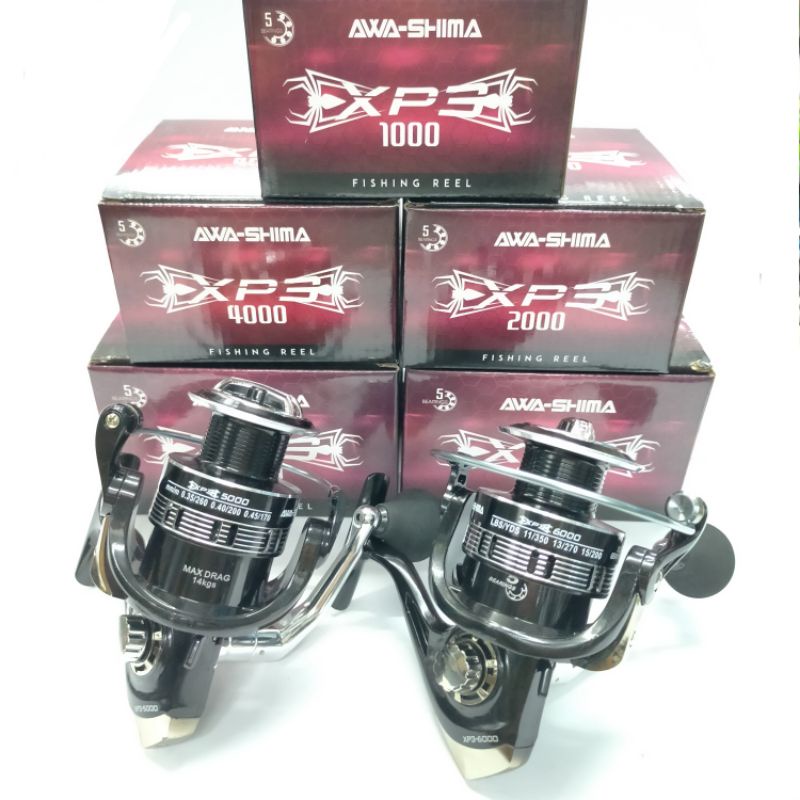 AWASHIMA XP3 SPINNING REEL | Shopee Malaysia