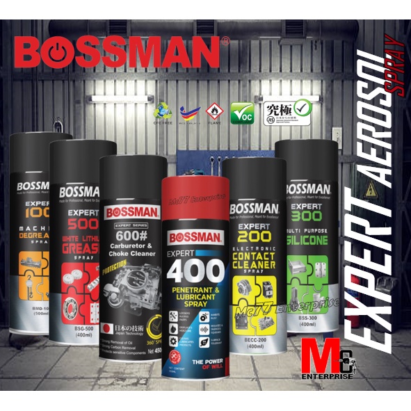 BOSSMAN EXPERT SERIES SPRAY #BMD-100 , #BECC-200 #BSS-300 , #BMD-400 ...