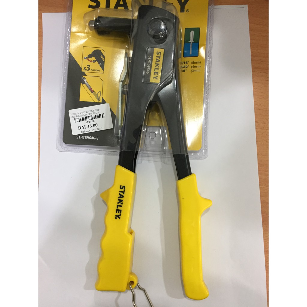 STANLEY Medium Duty Hand Riveter/Metal Nozzle Medium-Duty Riveter ...