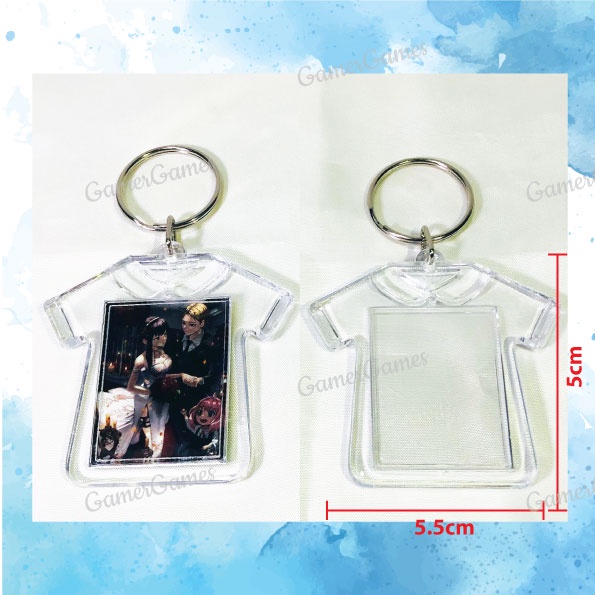CUSTOMIZED KEYCHAIN GAMBAR DEPAN BELAKANG (ADD YOUR OWN PHOTO) KEYCHAIN ...