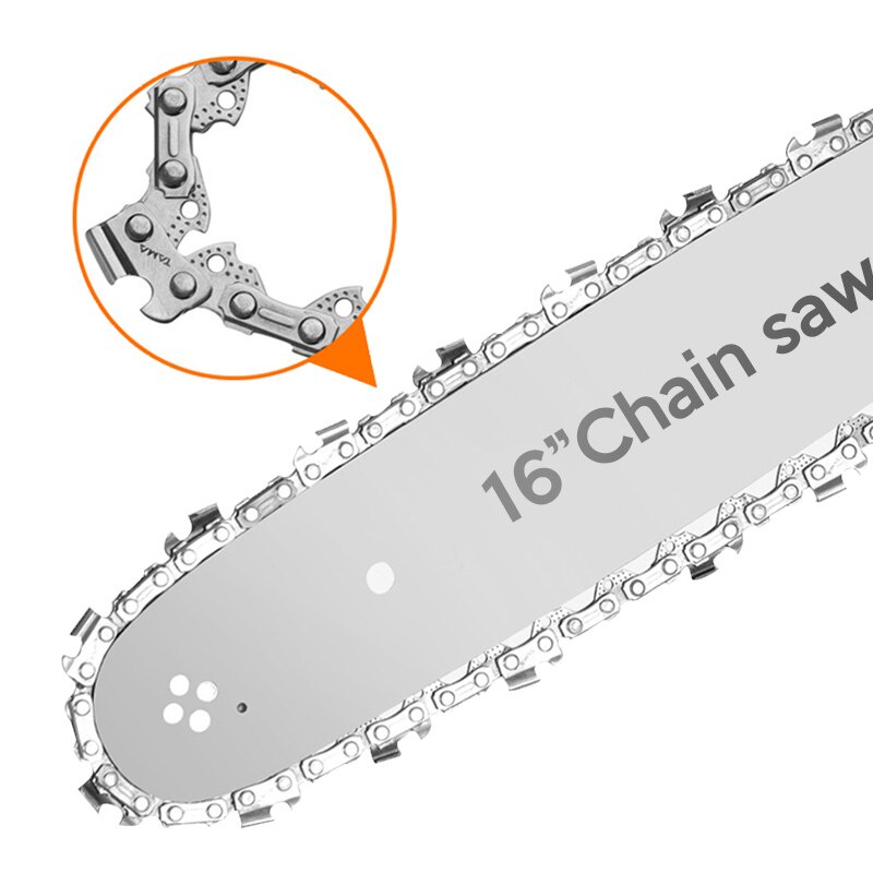 2Pcs 16 Inch 59 Drive Links Chainsaw Saw Chain Blade Wood Cutting ...