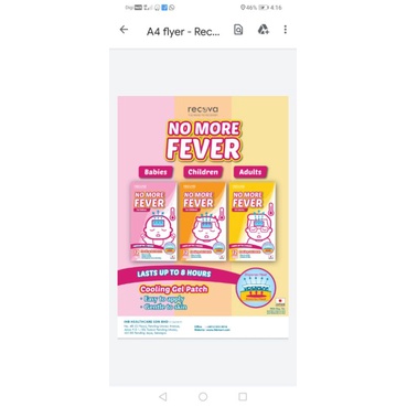 Recova No more Fever 1 pcs | Shopee Malaysia