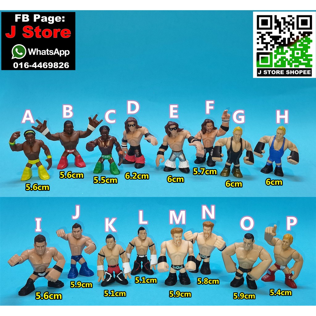 WWE Chibi Wrestler figure 7 ( J Store ) | Shopee Malaysia