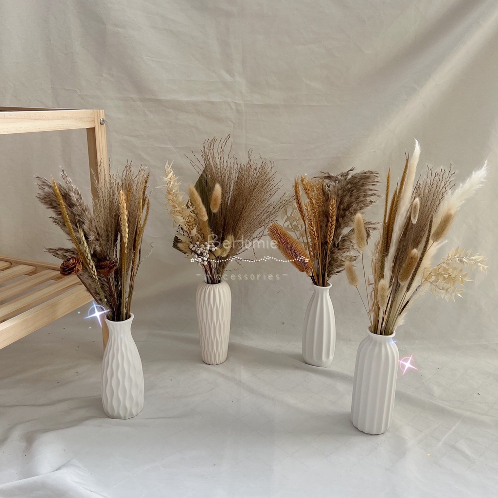🔥HOT ITEM🔥Home decorative preserved dried flower bouquet pampas grass ...