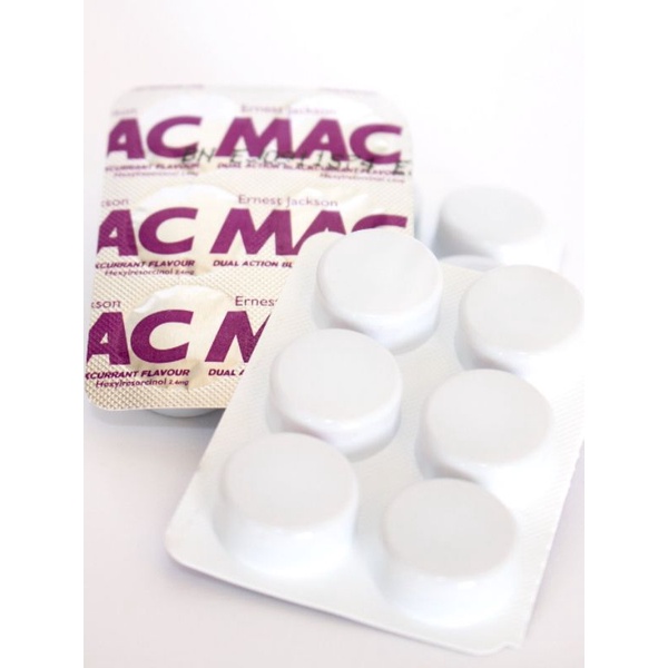 Mac Dual Lozenges ORIGINAL 6 Tablet Sakit Tekak Exp Jan 2026 new stock ...