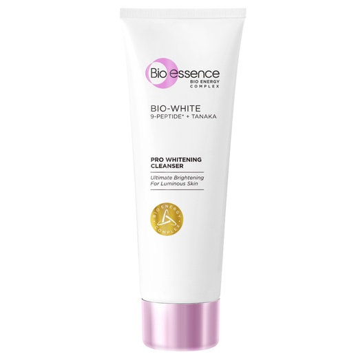 Bio Essence Bio- White 9 Peptide + Tanaka Pro Whitening Cleanser 100g ...