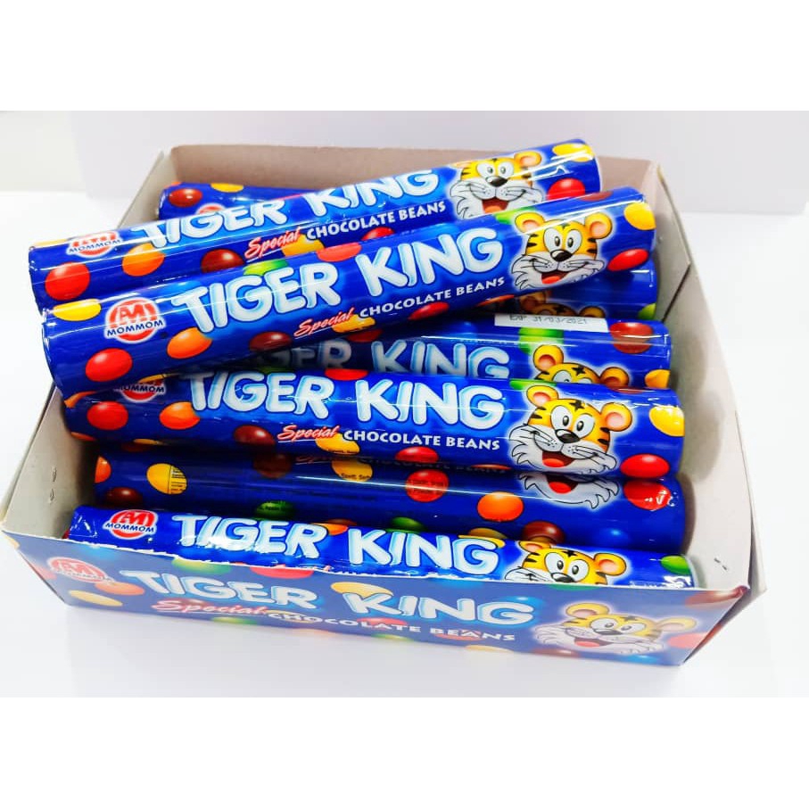 12 Pcs Mommom Tiger King Special Chocolate Beans 28g Each (LOCAL READY ...