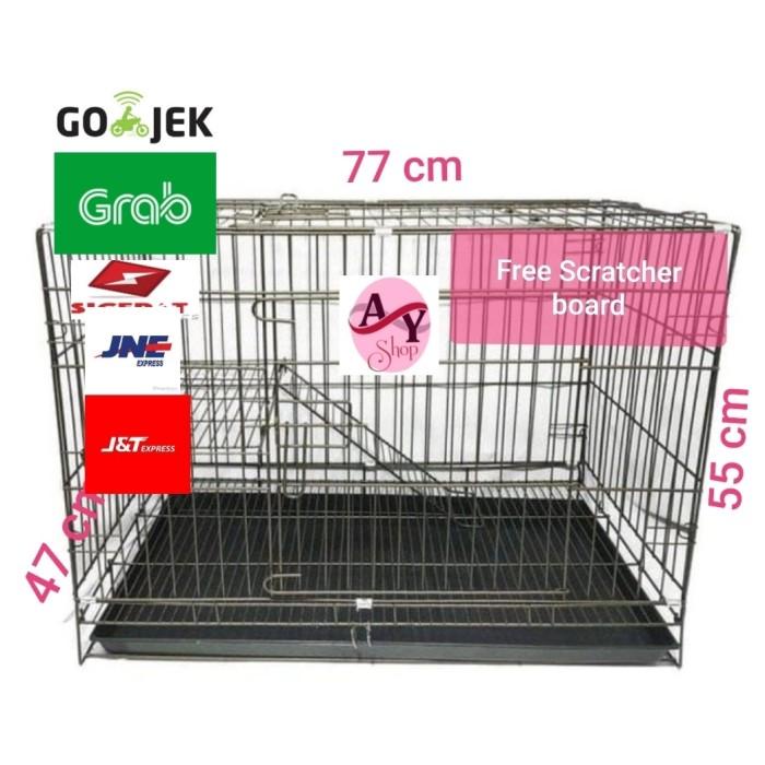 Cage | Folding Level Cat Cage 77 X 55 X 47 Cm | Shopee Malaysia