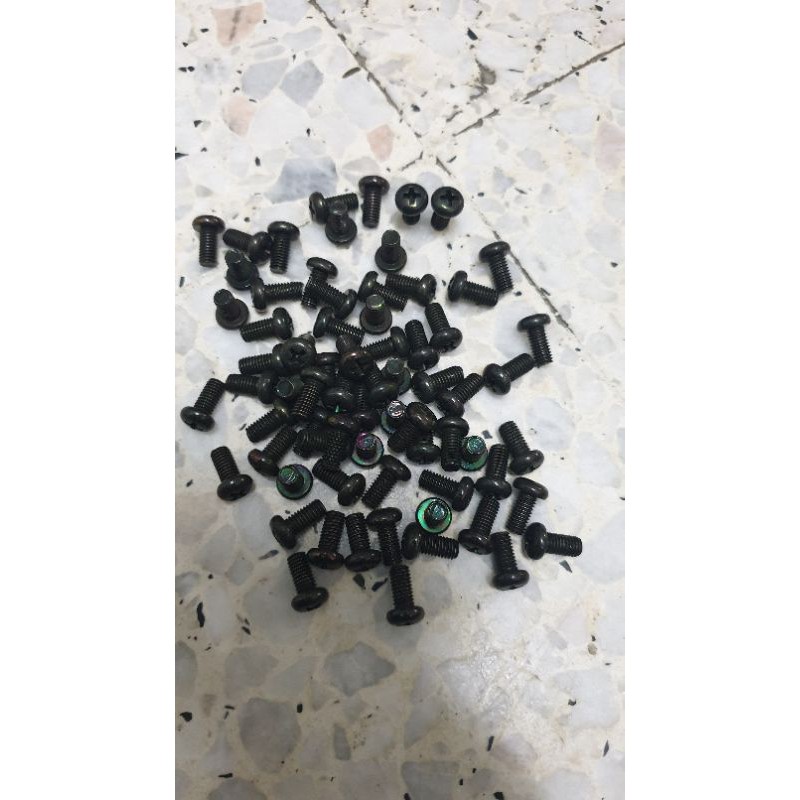 Skru screw bunga kunci tank dan selenser RXZ skru gred dah siap celup ...