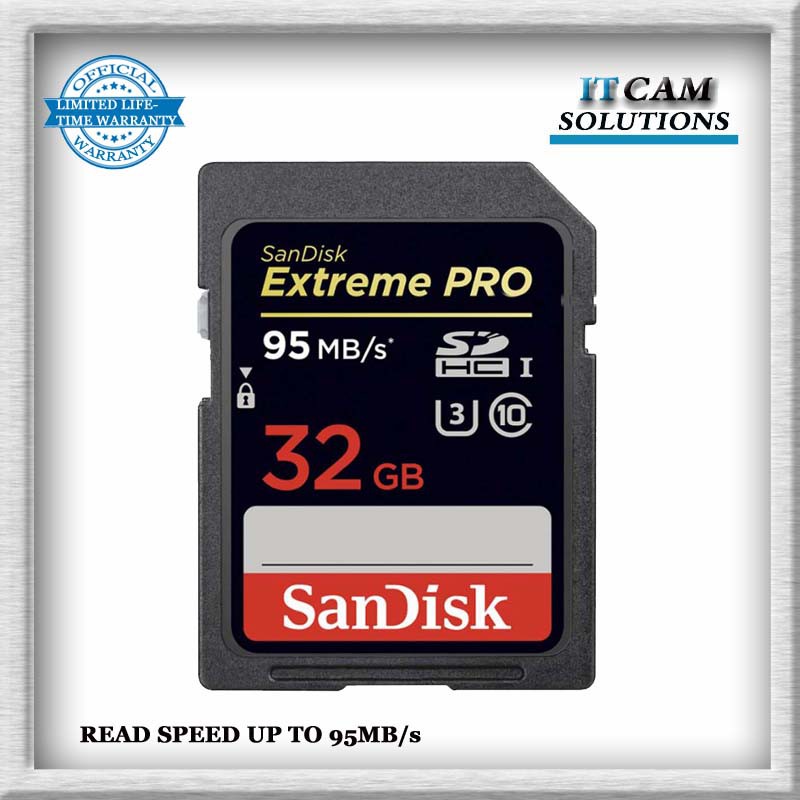 SANDISK EXTREME PRO SD MEMORY CARD SD 32GB / SD64GB / SD128GB / (OFFICIAL SANDISK DISTRIBUTOR ...