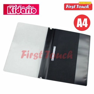 Kidario A4 Size KMF-320A PVC Management File Transparent Cover Fastener ...