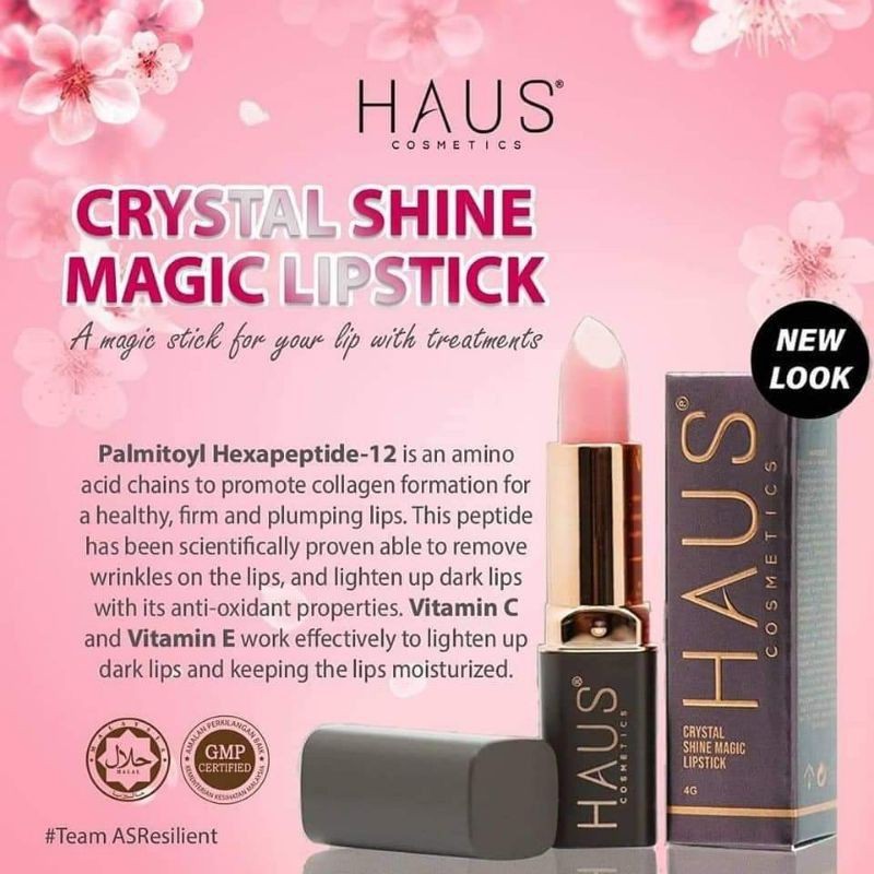 🌸HAUS-CRYSTAL SHINE MAGIC LIPSTICK🌸 | Shopee Malaysia