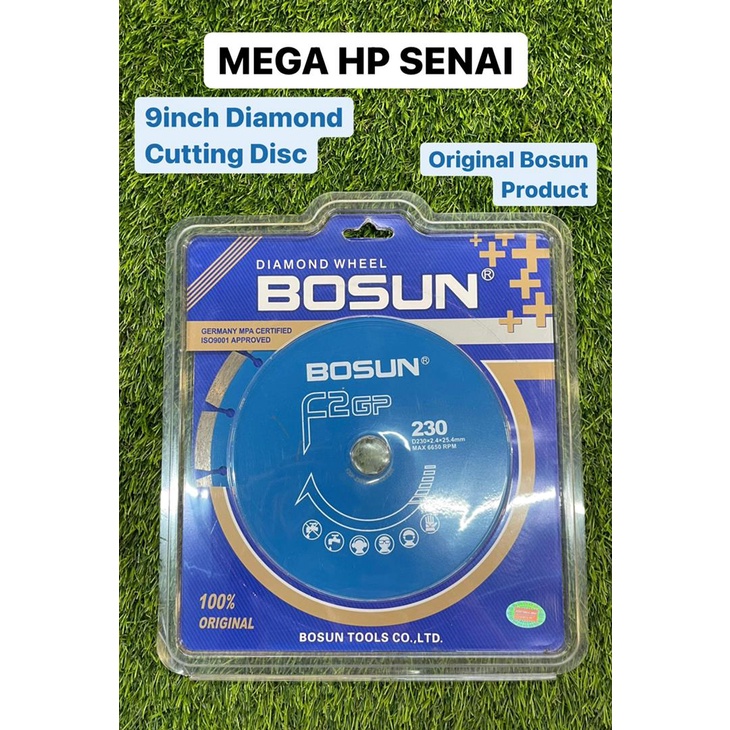 Bosun F2GP 9"(230mm) Diamond Wheel Cutting Disc/Cutter for Concrete ...