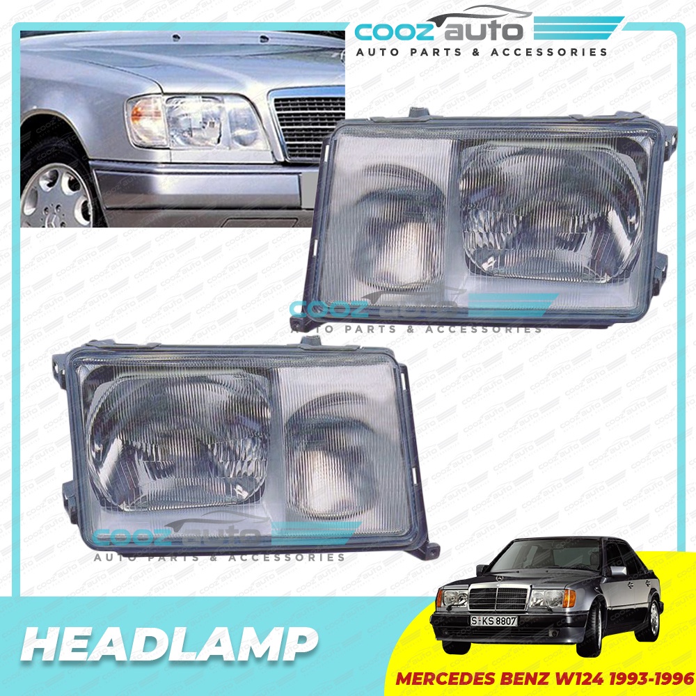 Mercedes Benz W124 1993 - 1996 Front HeadLamp Head Lamp Light (No Bulb ...