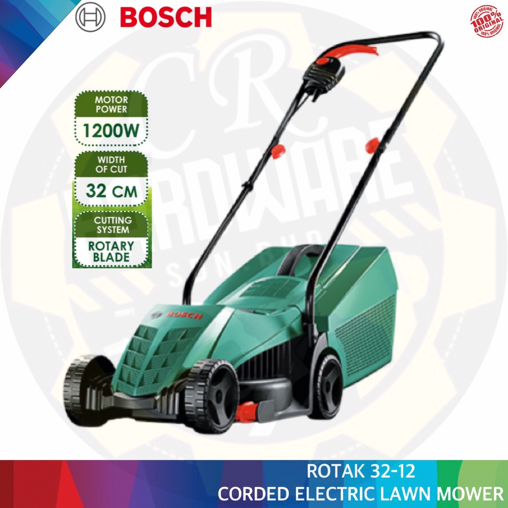 BOSCH ROTAK 32-12 / ROTAK 32-225 CORDED ELECTRIC LAWN MOWER ( 0 600 8A6 ...
