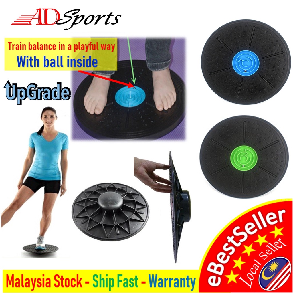 🔥🔥 Wobble Rehabilitation Massage Yoga Fitness Balance Board 🔥🔥 | Shopee ...