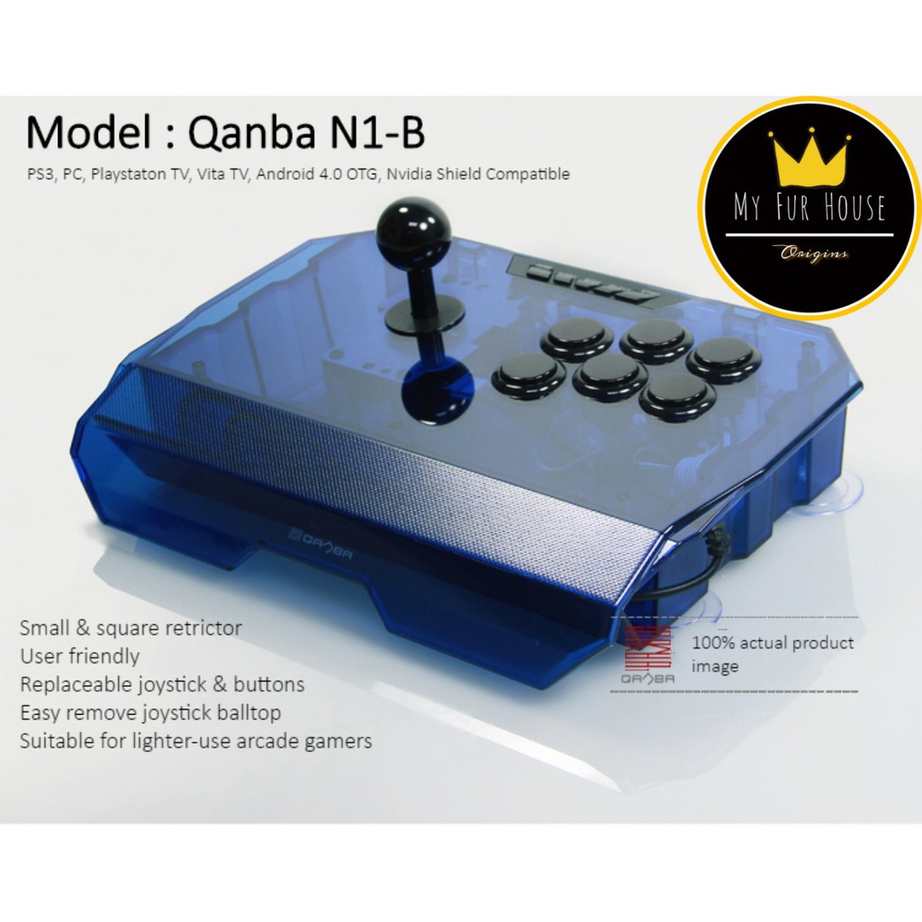 Genuine QANBA N1-B Arcade Joystick Controller PS3 PS4 PC360 Xinput ...